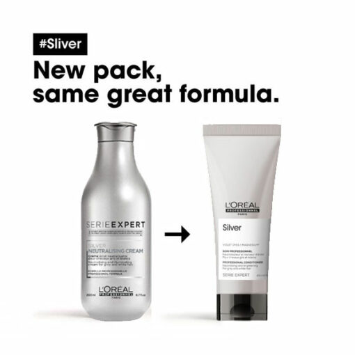 Loreal Silver Conditioner 200mll | Hair Care |The Hair and Beauty Co