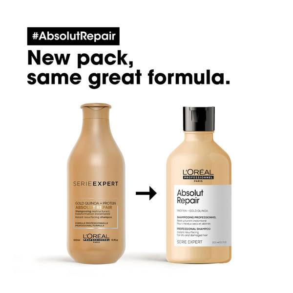 L'Oreal Absolut Repair Shampoo 300ml | The Hair and Beauty Co
