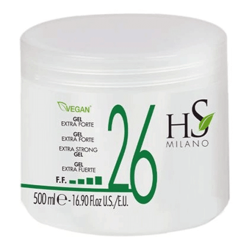 HS Milano 26 Extra Strong Gel 500ml | The Hair And Beauty Company